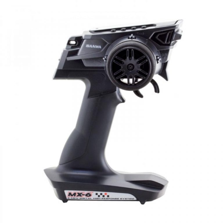 Sanwa MX-6 2.4 GHz FH-E Transmitter + 2x RX-391W Receiver - Heliland.com